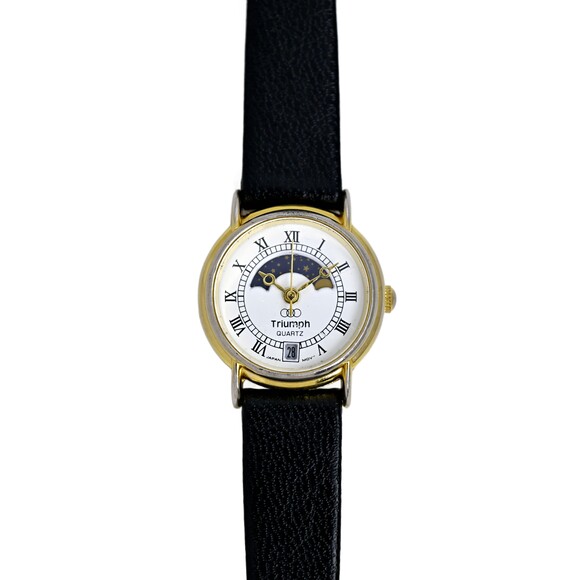 Triumph | Accessories | Triumph Ladies Vintage 9s Quartz Gold Two Tone ...